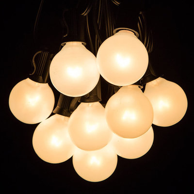 25FT Led string lights fairy wedding string light LED Globe Festoon bulb led fairy string light outdoor party garden garland
